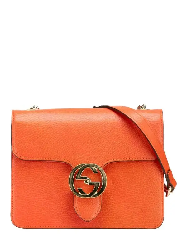 Gucci Interlocking G Crossbody Bag - Orange