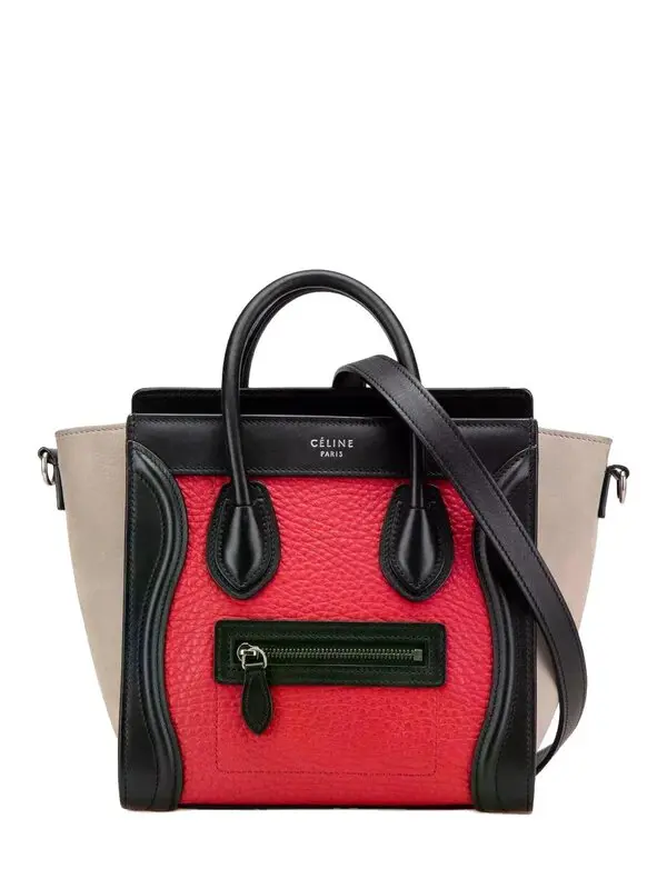 Celine Nano Tricolor Luggage Tote - Multicolour