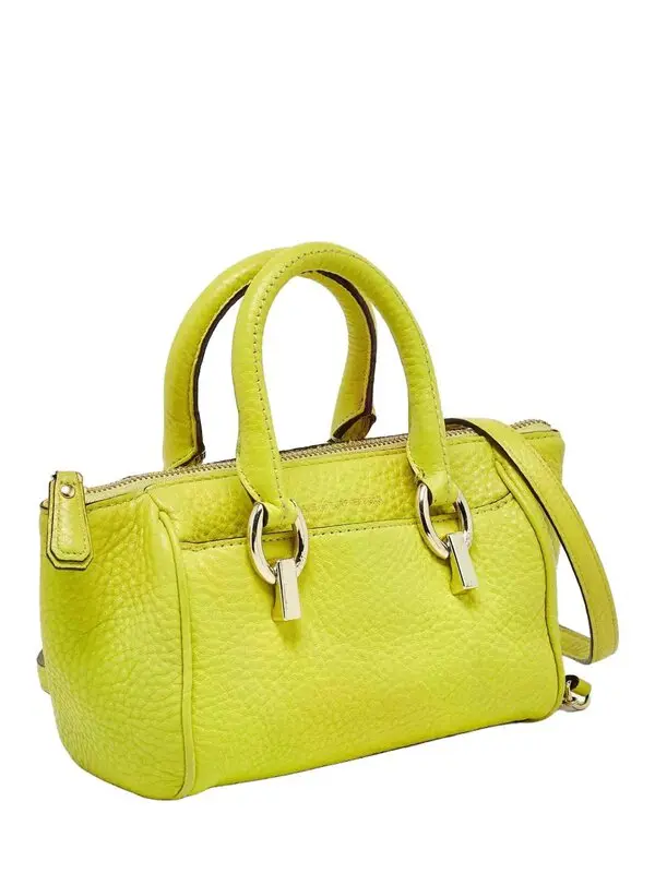 Diane Von Furstenberg Sutra Top-handle Leather Cross Body Bag - Yellow