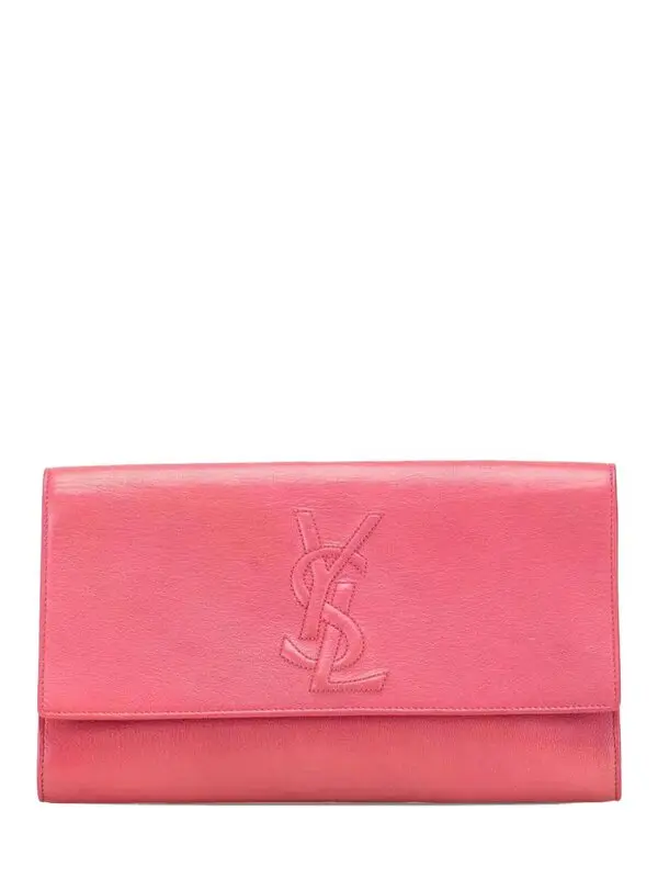 Saint Laurent Pre-owned Belle De Jour Clutch Bag - Pink