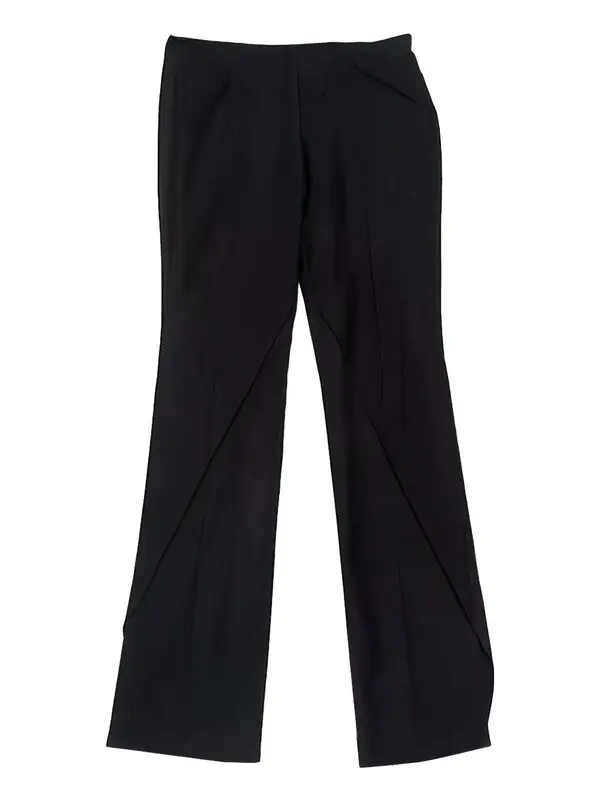 Alexander McQueen Angled Seam Trousers - Black