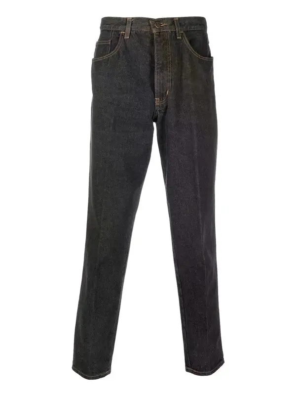 Moschino 1990s Tapered-leg Jeans - Grey