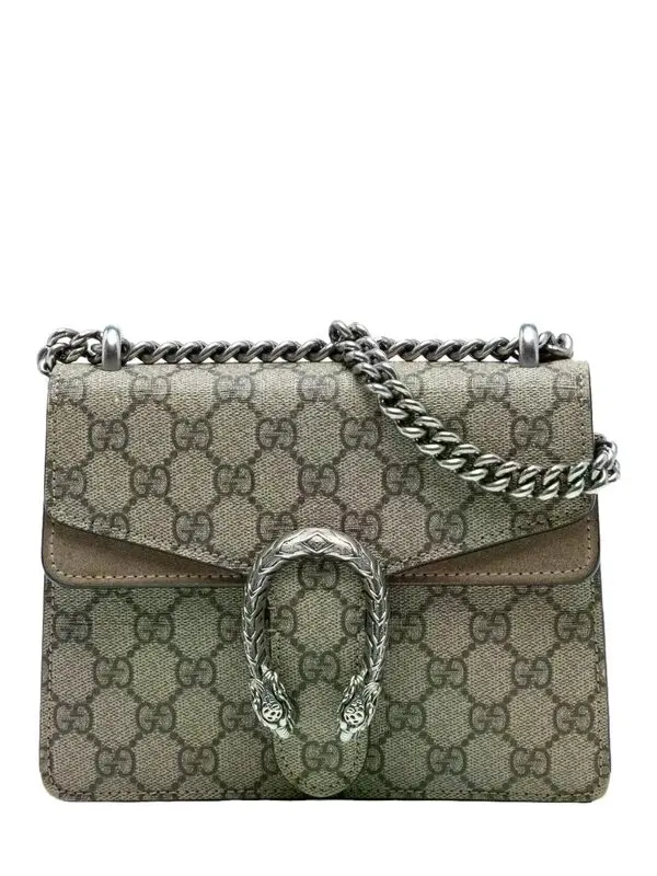 Gucci Gg Supreme Dionysus Crossbody Bag - Brown