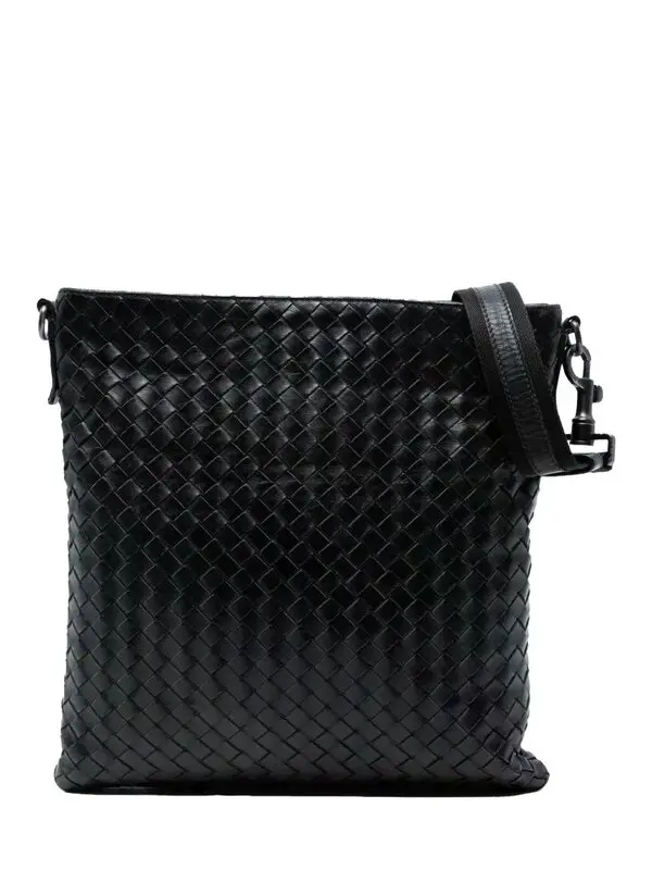 Bottega Veneta Nappa Intrecciato Vn Crossbody Bag - Black