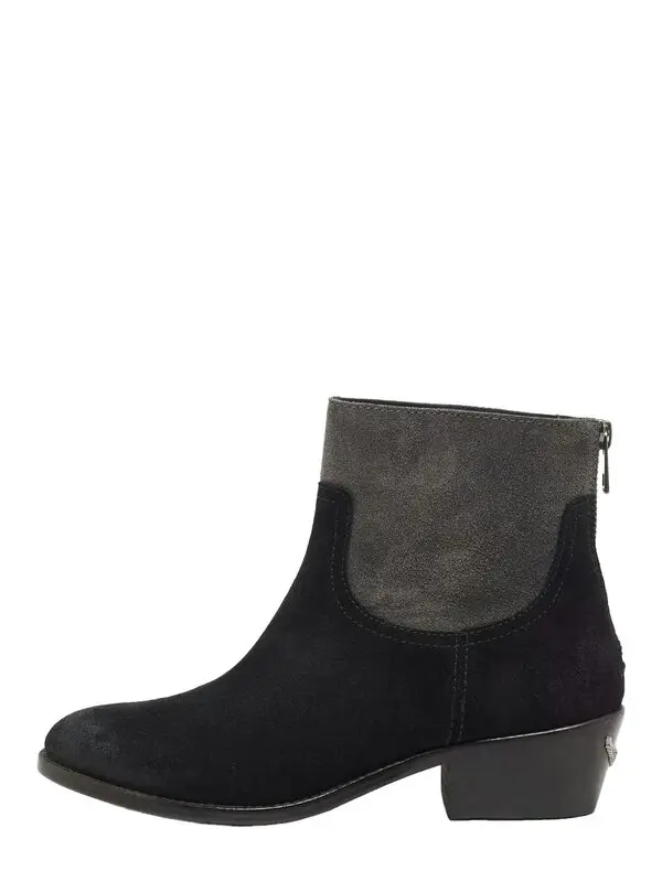Zadig&Voltaire 45mm Panelled Boots - Black