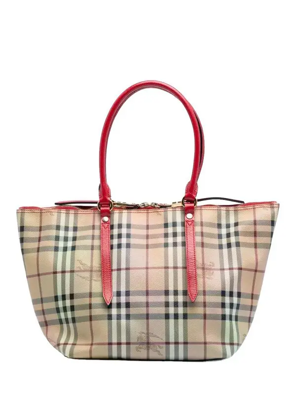 Burberry Haymarket Check Salisbury Tote Bag - Brown
