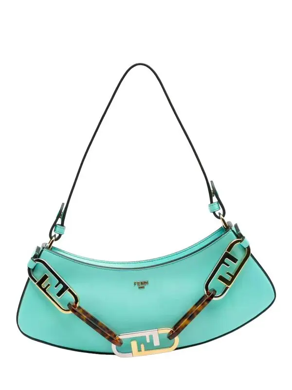 Fendi Olock Swing Satchel - Blue