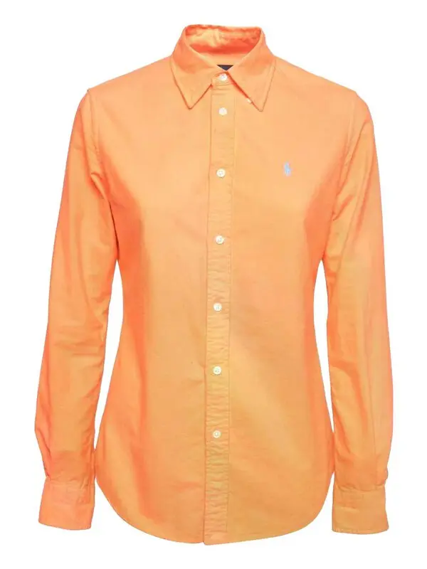 Polo Ralph Lauren Long-sleeved Buttoned Shirt - Orange