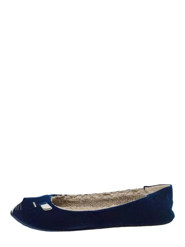 Marc Jacobs Cat Face Ballet Flats - Blue