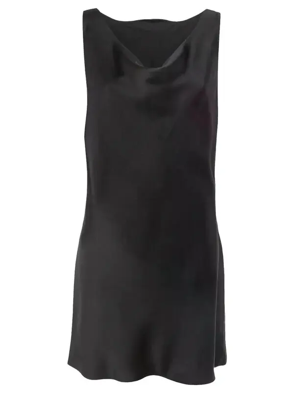 Norma Kamali Vintage Cowl-neck Slip Dress - Black