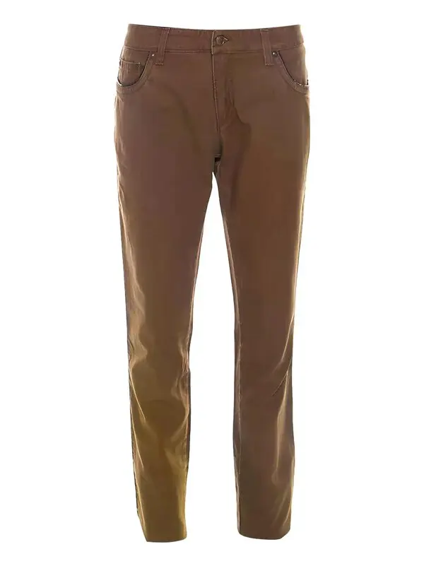 Roberto Cavalli 2005 Cotton Trousers - Brown
