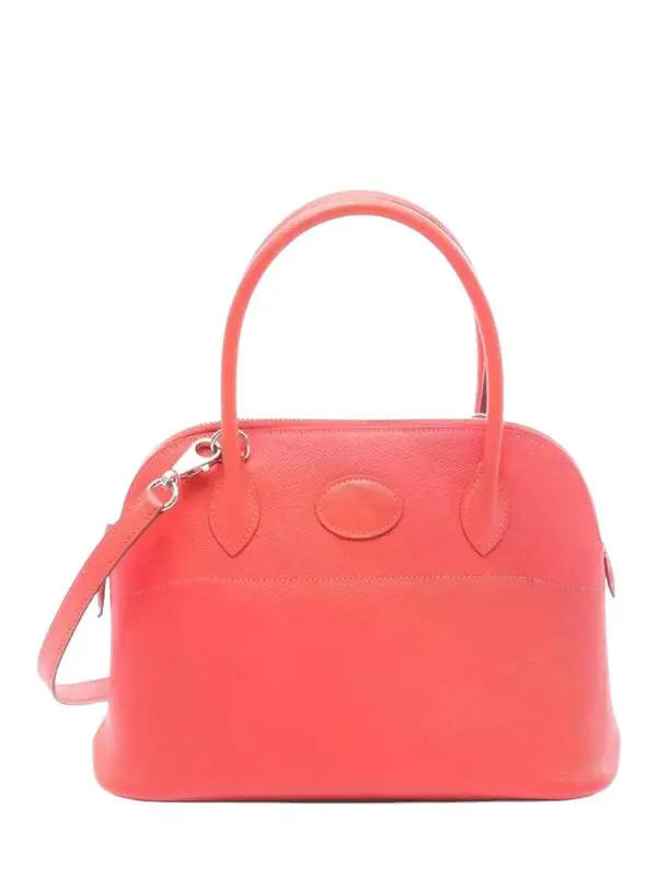 Hermès Bolide 27 Rose Jaipur Handbag Veau Epsom Pink Silver Hardware 2way □q Stamp - Red