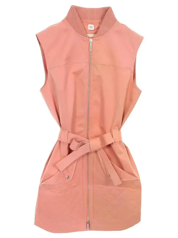 Hermès 2020s Quilted Mini Dress - Pink