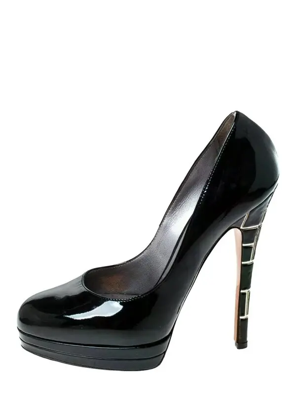 Casadei 2024 135mm Platform Pumps - Black