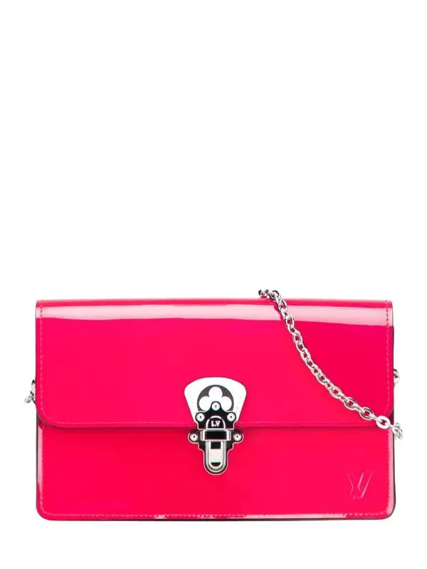 LOUIS VUITTON 2019 Portefeuille Cherrywood Wallet On Chain Crossbody Bag - Pink