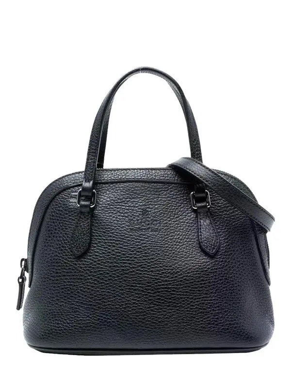 Gucci Mini Leather Dome Satchel - Black
