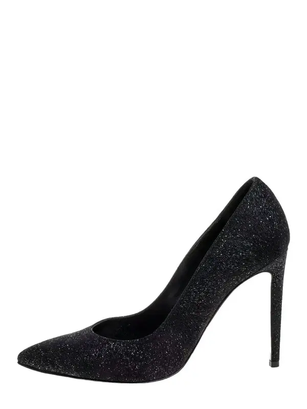 Ralph Lauren 105mm Glitter-detailed Heeled Pumps - Black