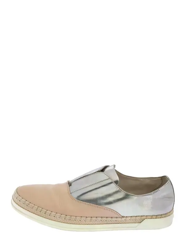 TOD'S Francesina Panelled Leather Sneakers - Neutrals