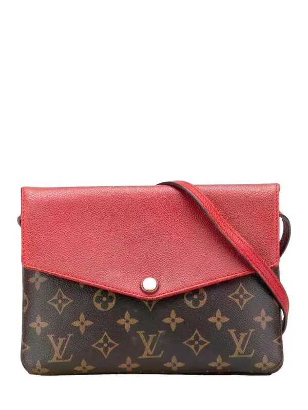 LOUIS VUITTON 2015 Twice Crossbody Bag - Brown