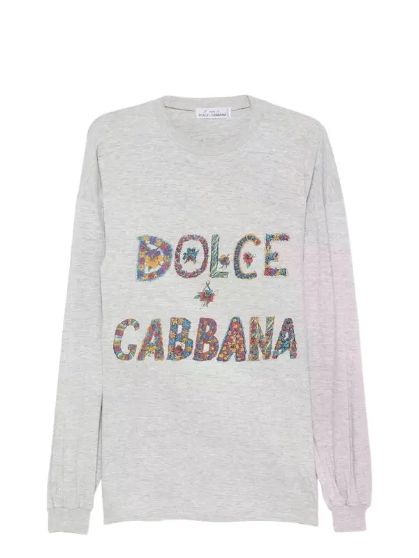 Dolce & Gabbana 2000s Logo-print Sweatshirt - Grey