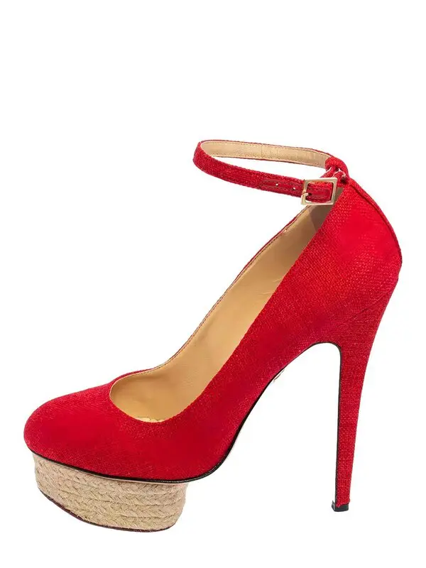 CHARLOTTE OLYMPIA 150mm Dolores Pumps - Red