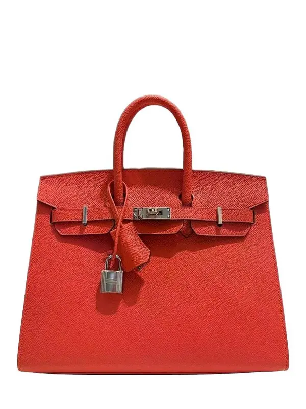 Hermès Birkin Sellier 25 Epsom-leather Handbag - Red