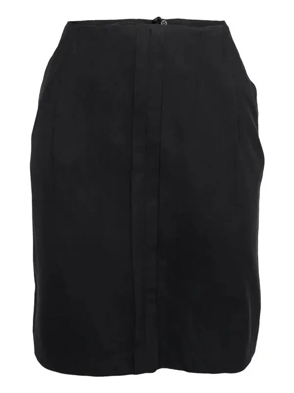 Emporio Armani Seam-detail Pencil Skirt - Black