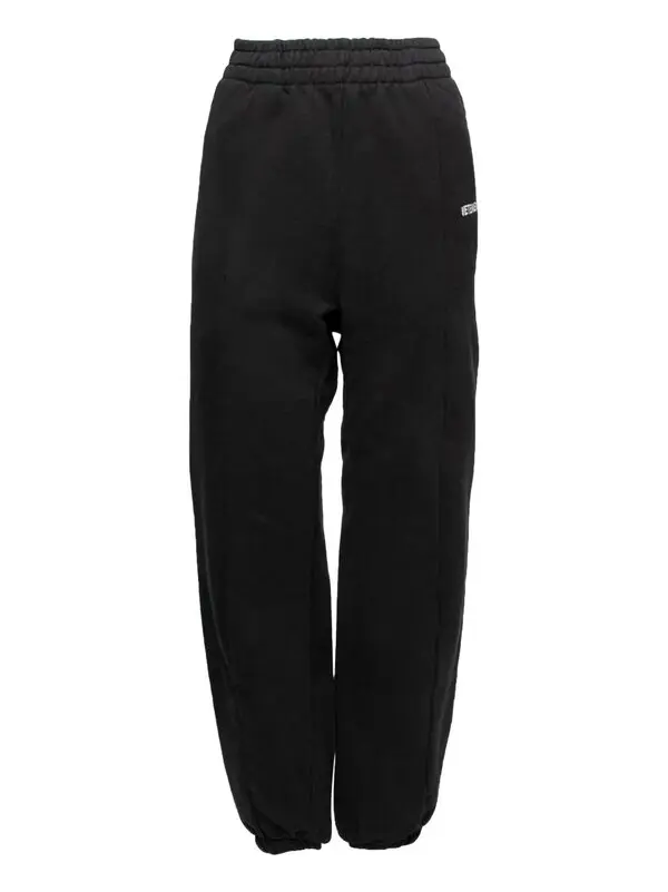 Vetements Logo-embroidered Track Pants - Black