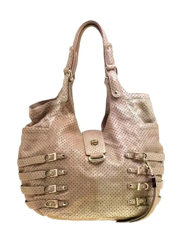 JIMMY CHOO Perforated Buckle Bag - Gold