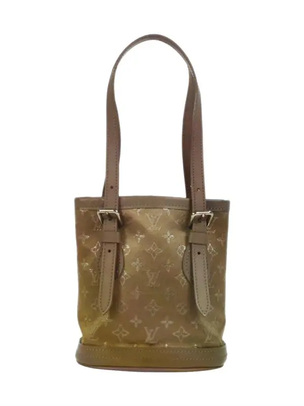 LOUIS VUITTON 2001 Little Bucket Handbag - Brown