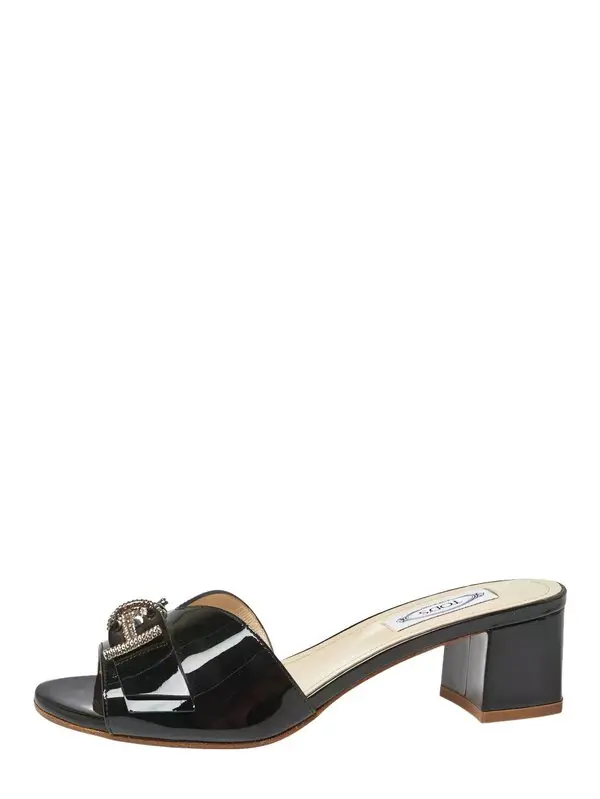 TOD'S 45mm Buckle-embellished Open-toe Mules - Black