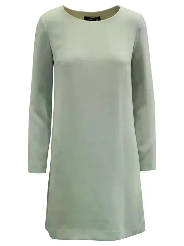 Theory Long-sleeve Shift Dress - Green