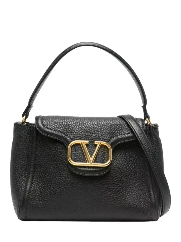 Valentino Garavani Logo-plaque Tote Bag - Black