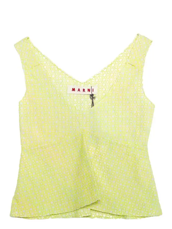 Marni Peplum Top - Yellow