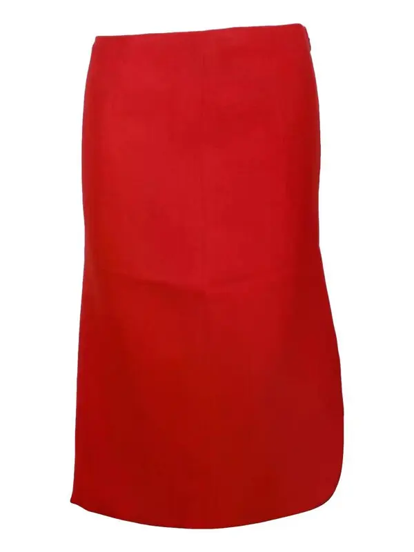 Dior Wool Skirt - Red