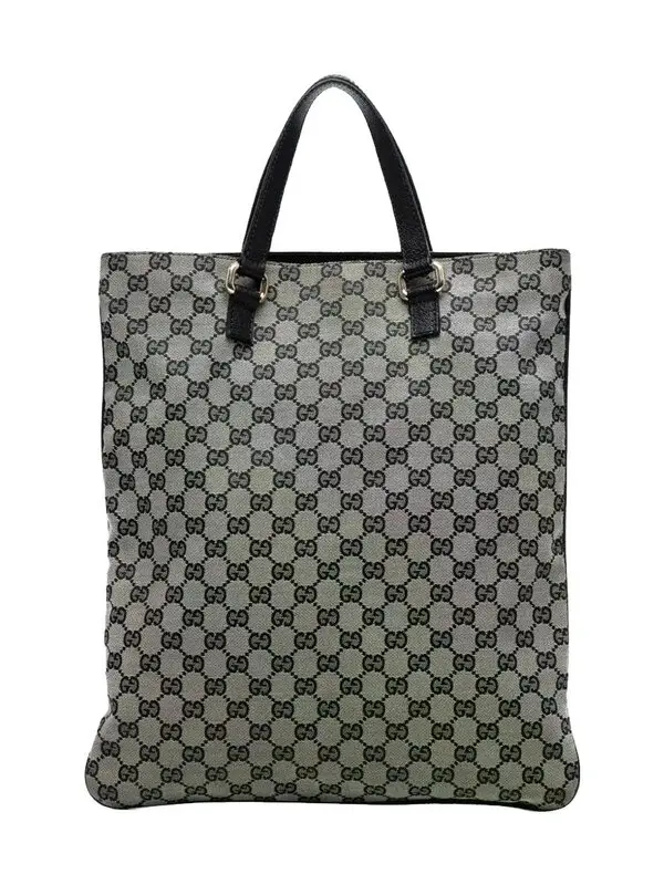 Gucci Gg Canvas Tote Bag - Brown