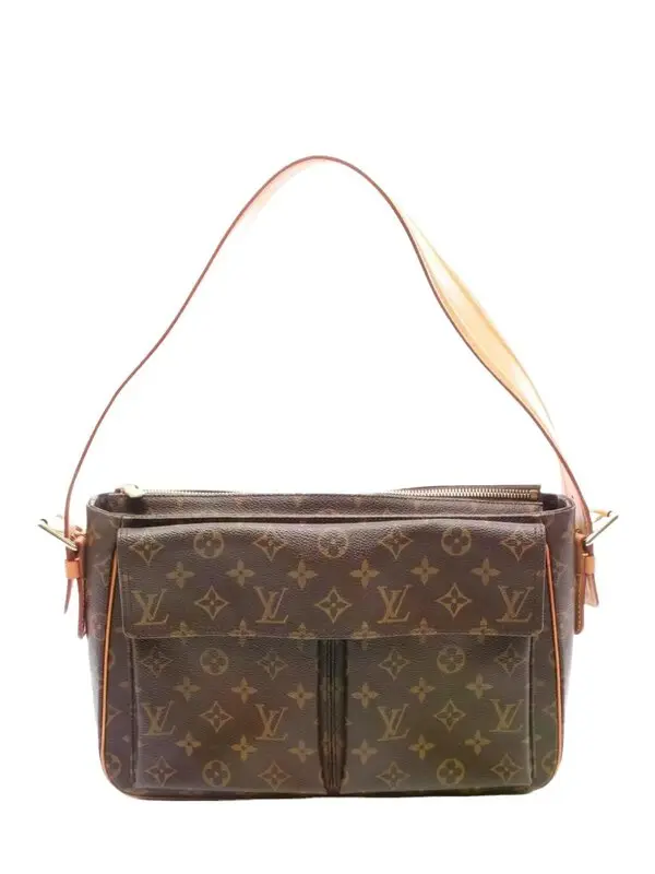LOUIS VUITTON Vivacite Gm Monogram Shoulder Bag - Brown