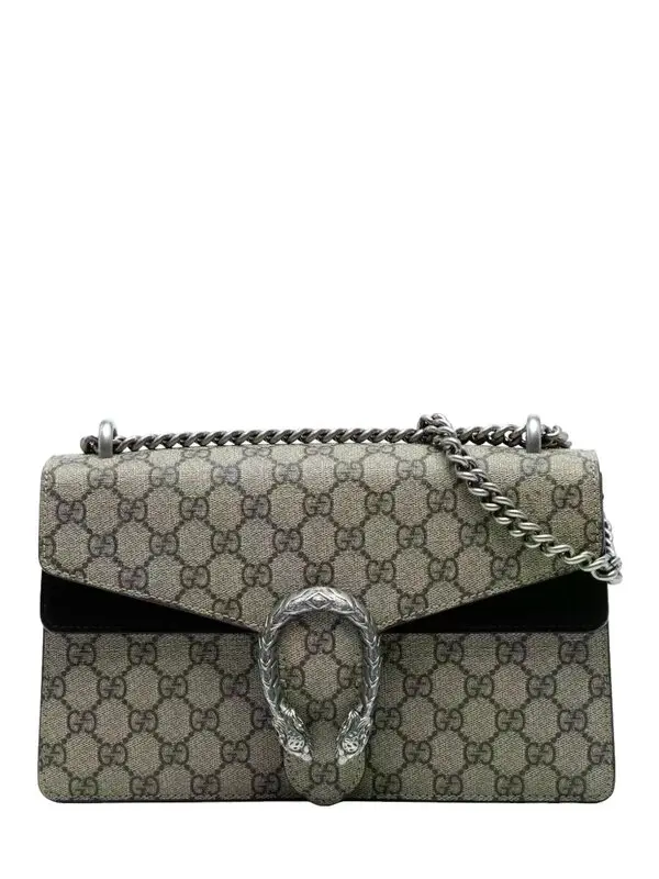 Gucci Gg Supreme Dionysus Shoulder Bag - Brown