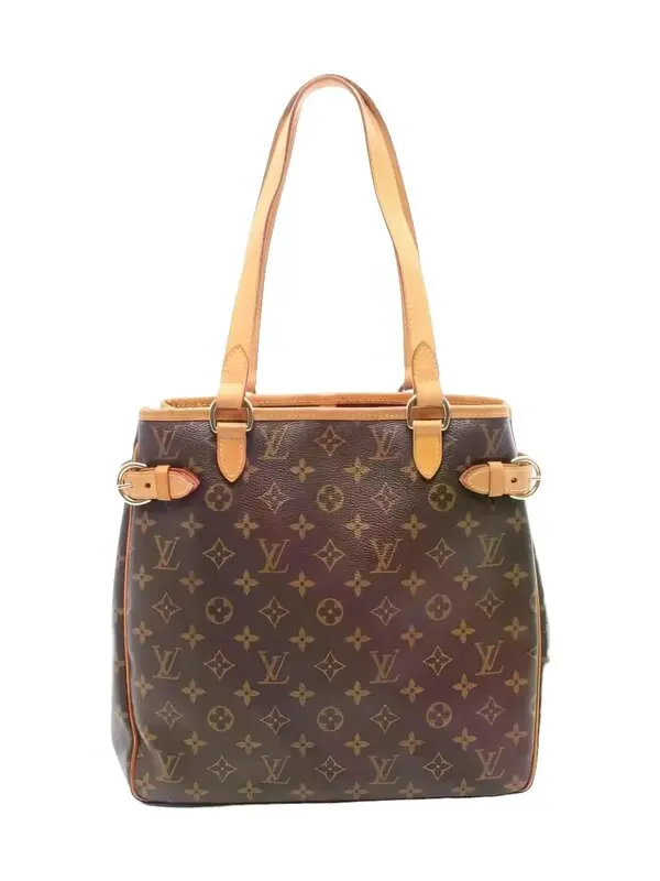 LOUIS VUITTON 2005 Batignolles Vertical Monogram Tote - Brown