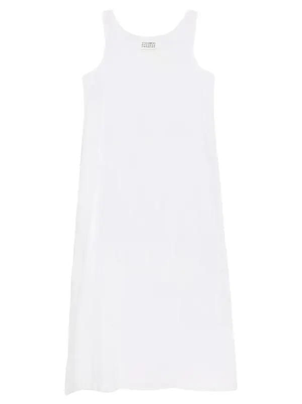 Maison Martin Margiela 2010s Square Neck Dress - White