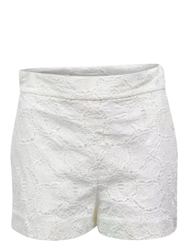Dior Floral Shorts - White