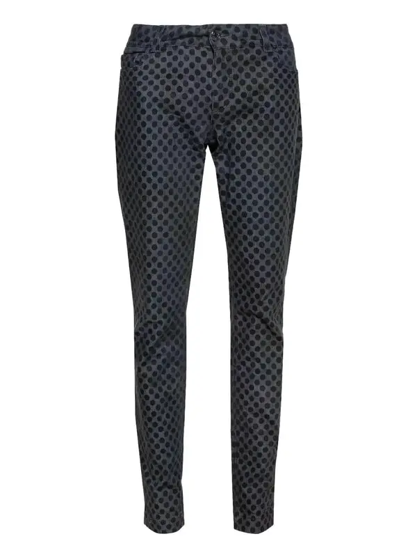 Dolce & Gabbana Polka-dot Jeans - Black