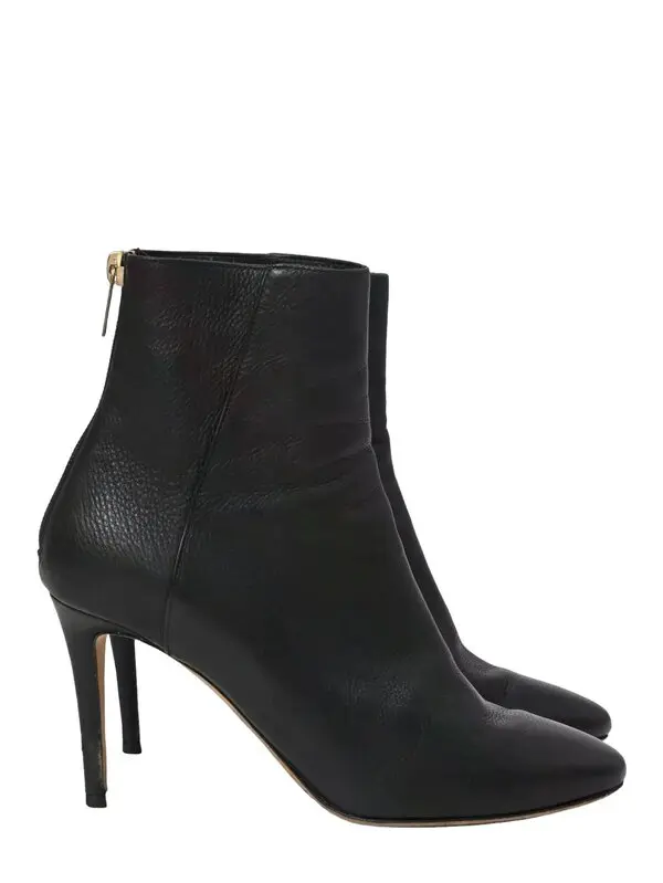 JIMMY CHOO 80mm Pointed-toe Ankle Boots - Black
