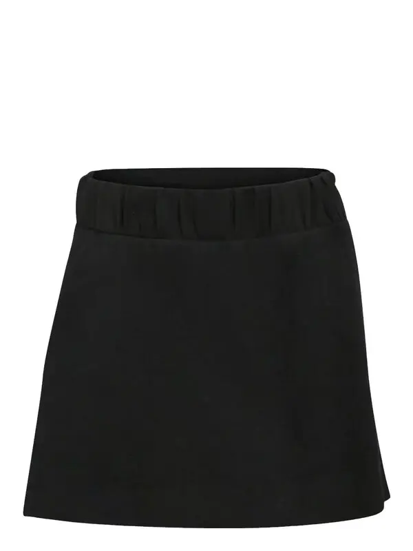 Neil Barrett Gartered Waist A-line Skirt - Black