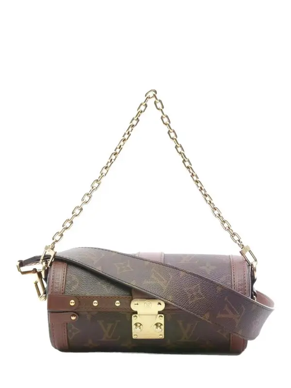 LOUIS VUITTON Papillon Monogram Canvas Shoulder Bag - Brown