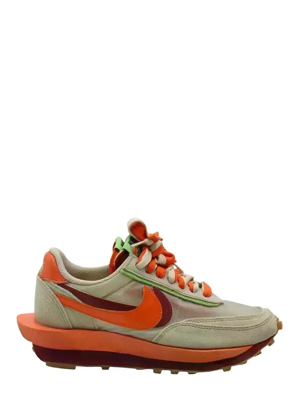 Nike X Sacai X Clot Ldwaffle Net Blaze Sneakers - Orange