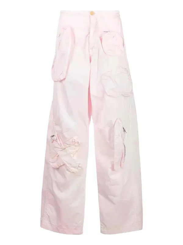 WALTER VAN BEIRENDONCK Wide-leg Trousers - Pink