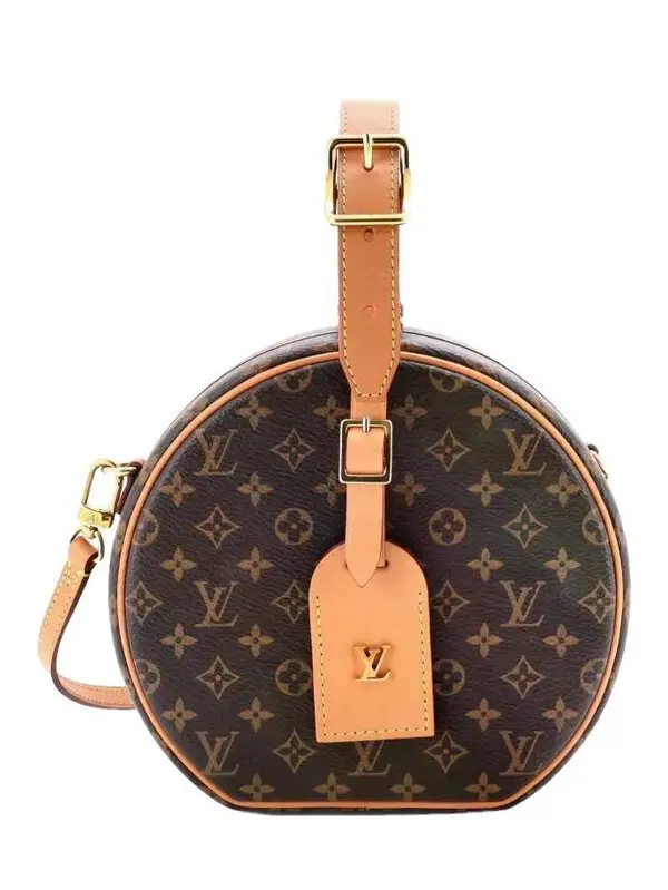 LOUIS VUITTON Petite Boite Chapeau Crossbody Bag - Brown