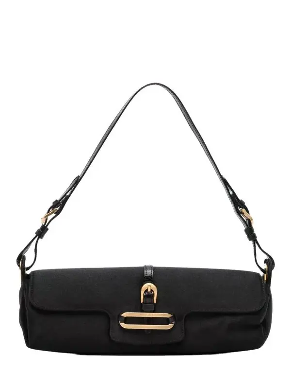 JIMMY CHOO Logo-plaque Shoulder Bag - Black