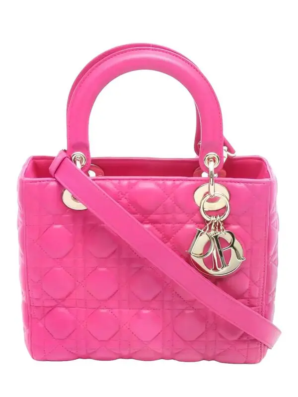 Dior Lady Cannage Handbag - Pink
